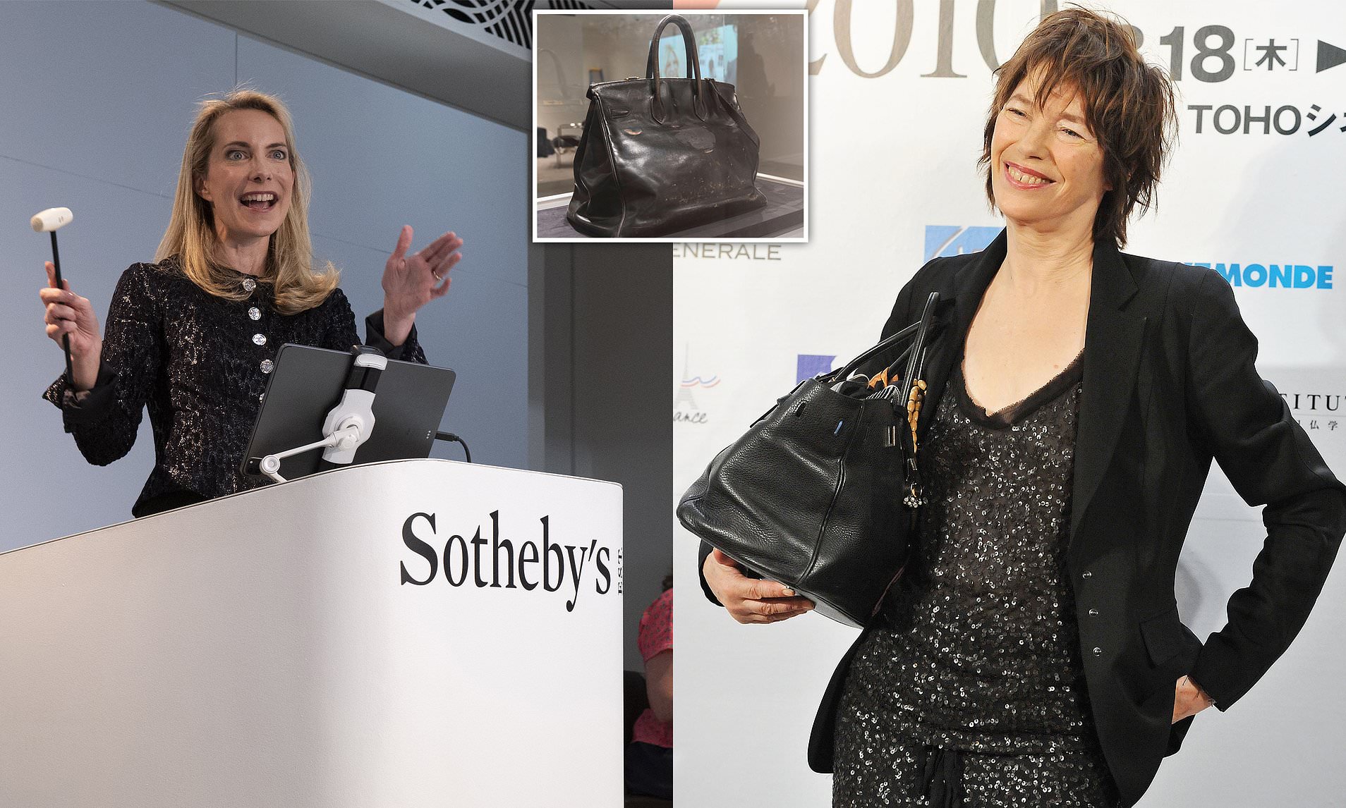 Original 1984 Hermes Birkin bag belonging to Jane Birkin sells for £8 ...