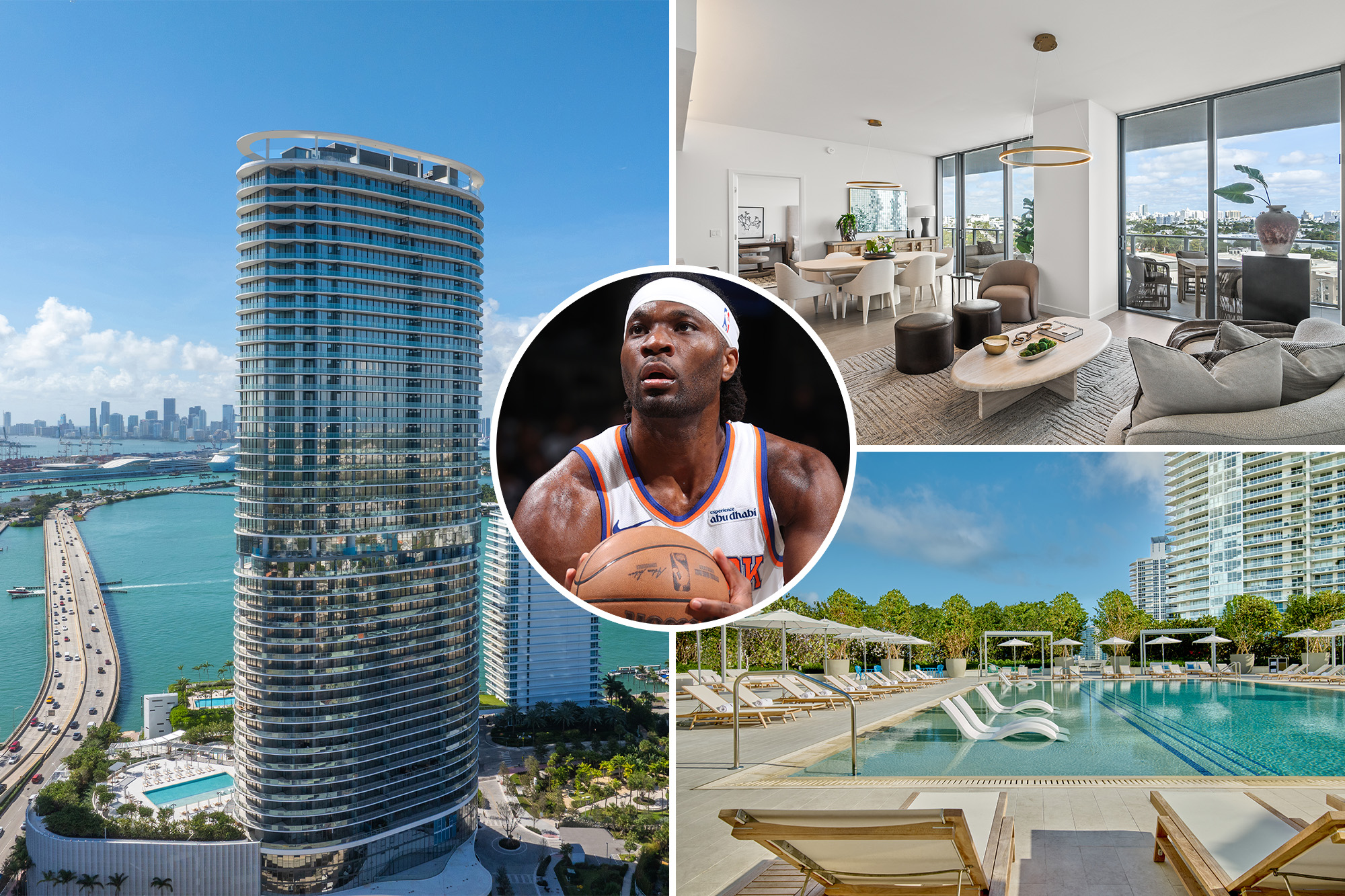 NBA star Precious Achiuwa just bought a stylish home in South Beach’s tallest tower