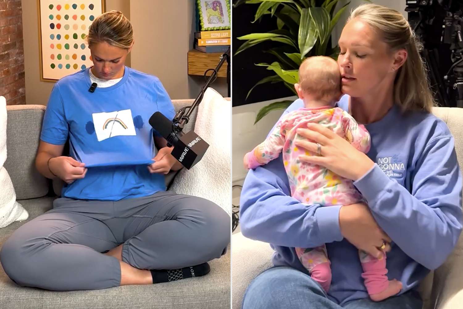 Kylie Kelce Gets Messy with Help from Baby Finnley, 3 Months, as She ...