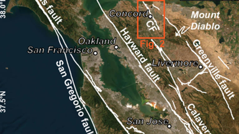 New stretch of creeping California fault line discovered