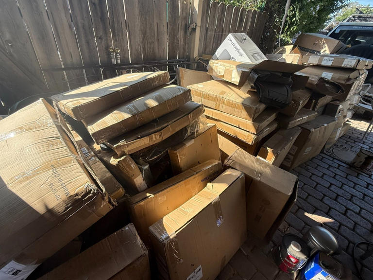 Woman receives hundreds of Amazon packages not hers