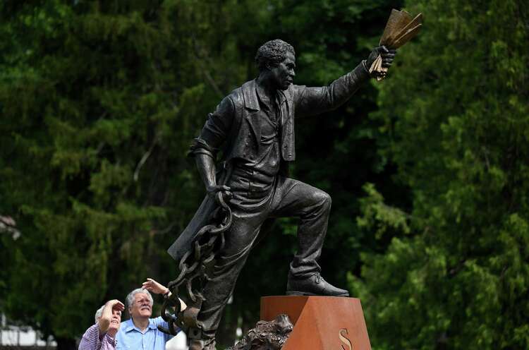 Traveling statue of Solomon Northup makes its way to Saratoga Spa State ...
