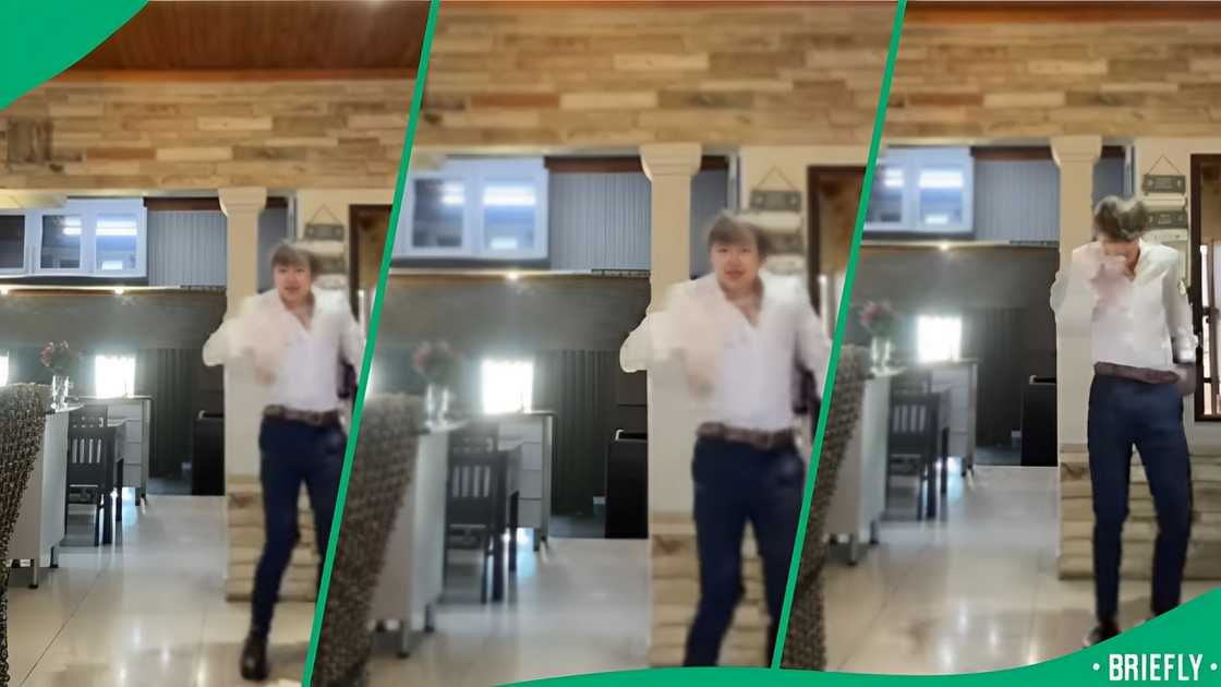 A viral Instagram video featured white man’s authentic amapiano dance moves