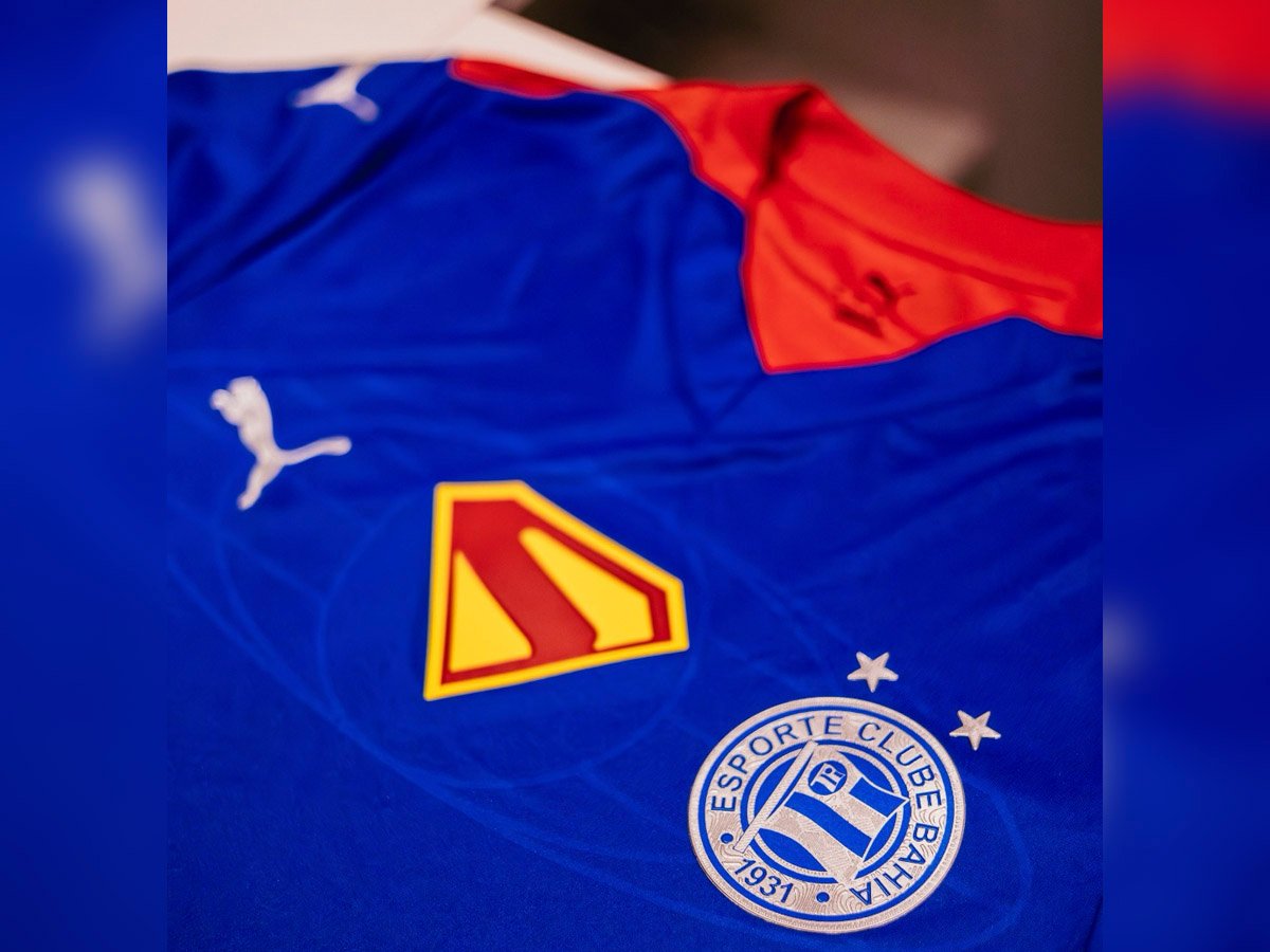 Camisa do Bahia com capa? Time surpreende torcida com uniforme do Superman!