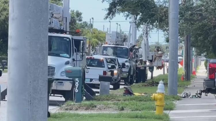 Duke Energy lineman dies after being electrocuted while working in Largo