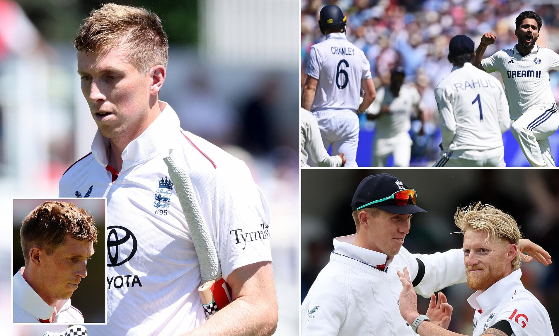 OLIVER HOLT: Zak Crawley may look confused and chaotic, but this England side are not for turning