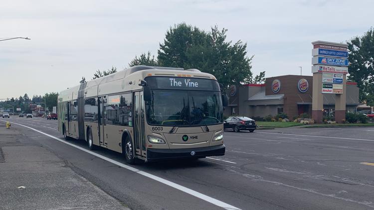 C-TRAN breaks ground on third Vine bus line