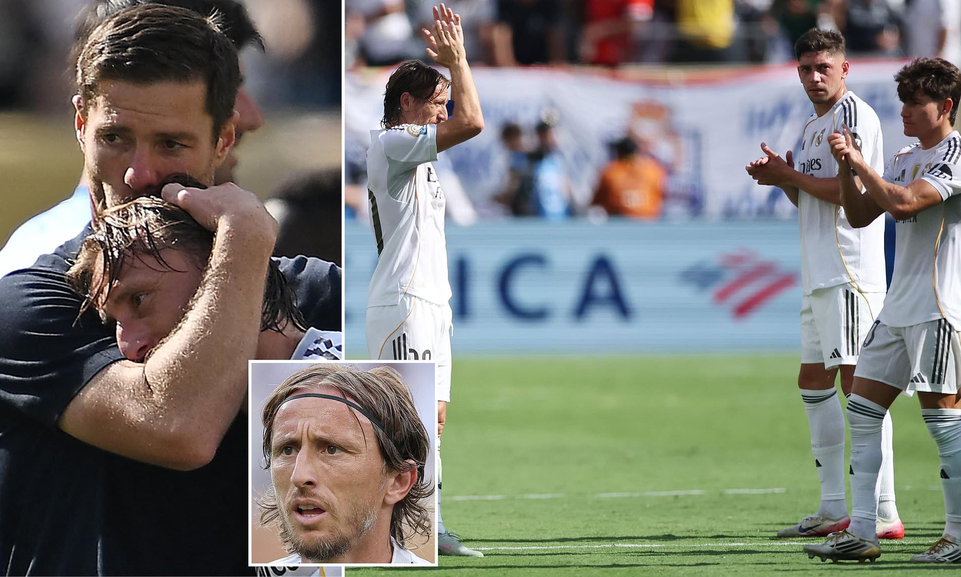 Luka Modric bids emotional farewell to Real Madrid after playing his ...