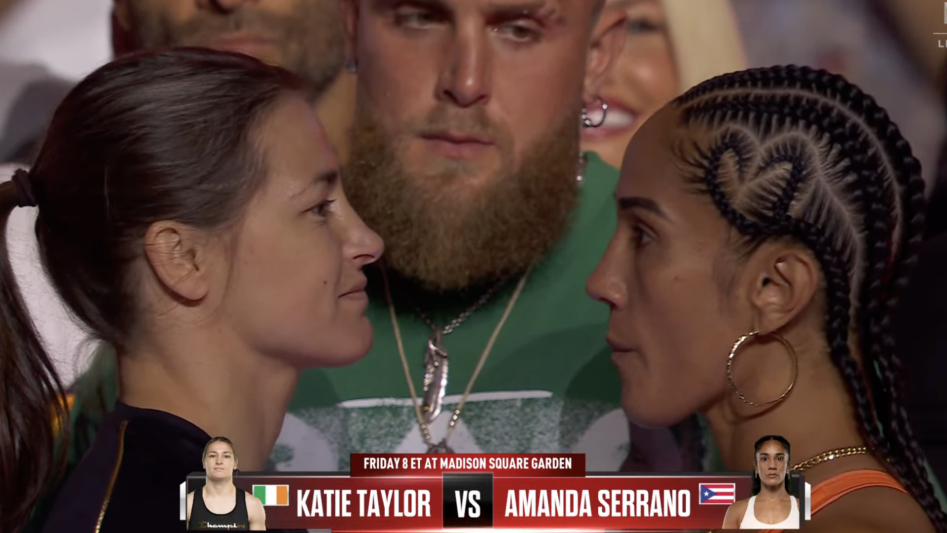 “Third time is the charm’: Watch Katie Taylor and Amanda Serrano face ...
