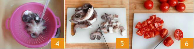 Spaghetti with Octopus Puttanesca