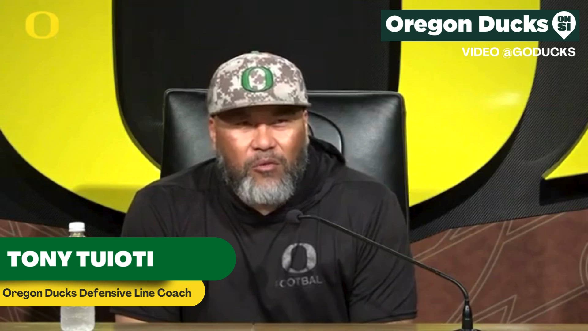 Oregon Ducks Defensive Line Coach Tony Tuioti Discusses How The ...