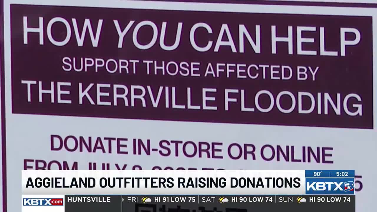 Aggieland Outfitters raising donations for Hill Country flood relief