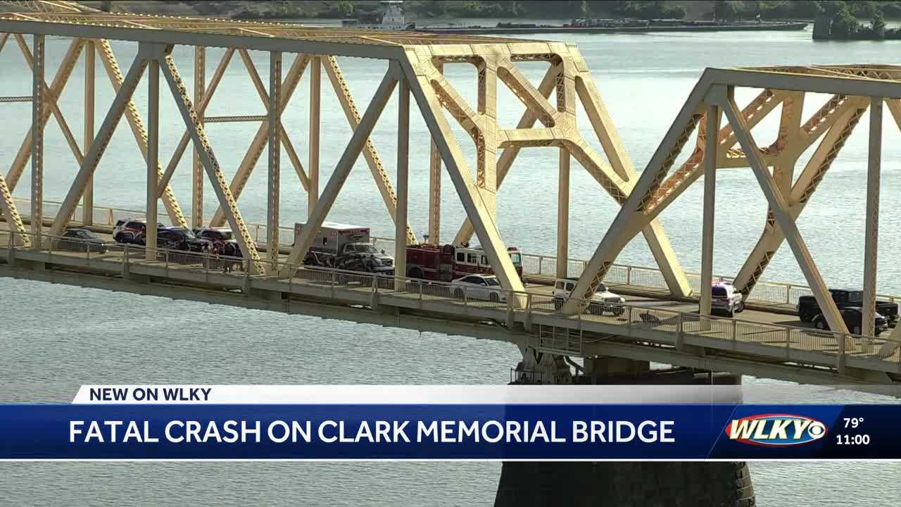 Clark Memorial Bridge reopens after fatal crash involving moped