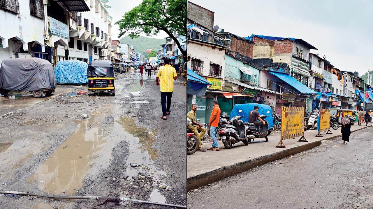 Half-done road haunts Cheeta Camp in Trombay for three years