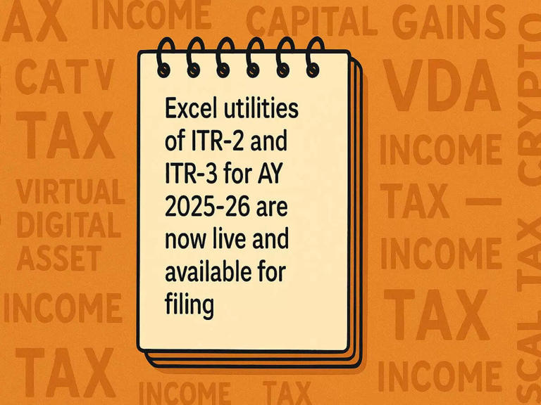 ITR-2 and ITR-3 excel utility released by Income Tax Department ...
