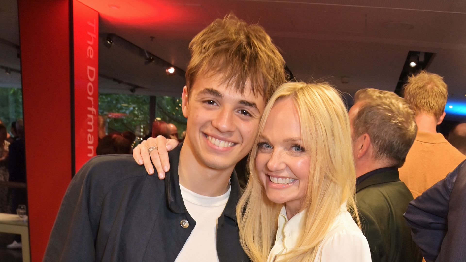 Emma Bunton and teen son Beau make rare appearance at Wimbledon