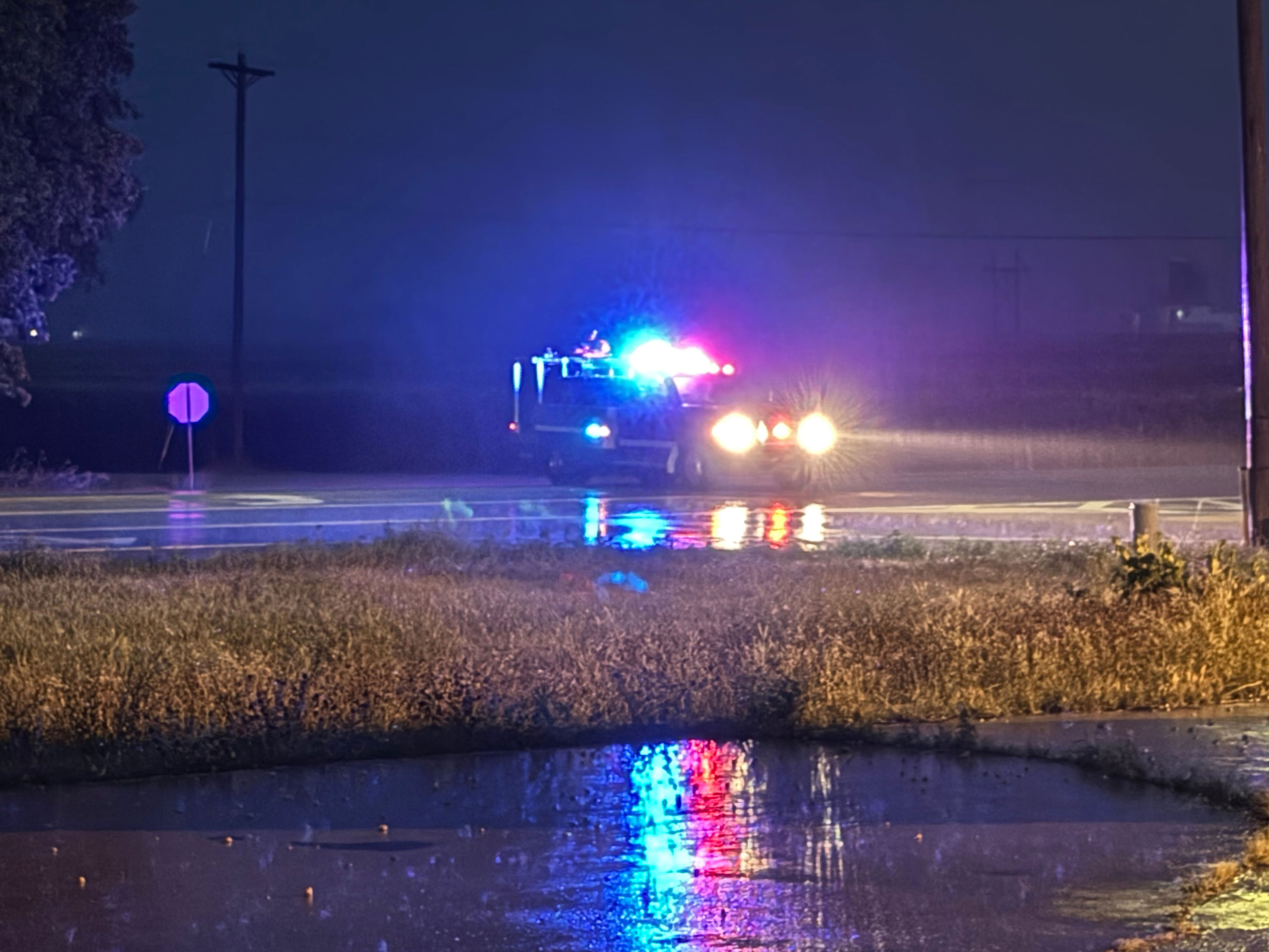 Route 84 blocked near Thomson