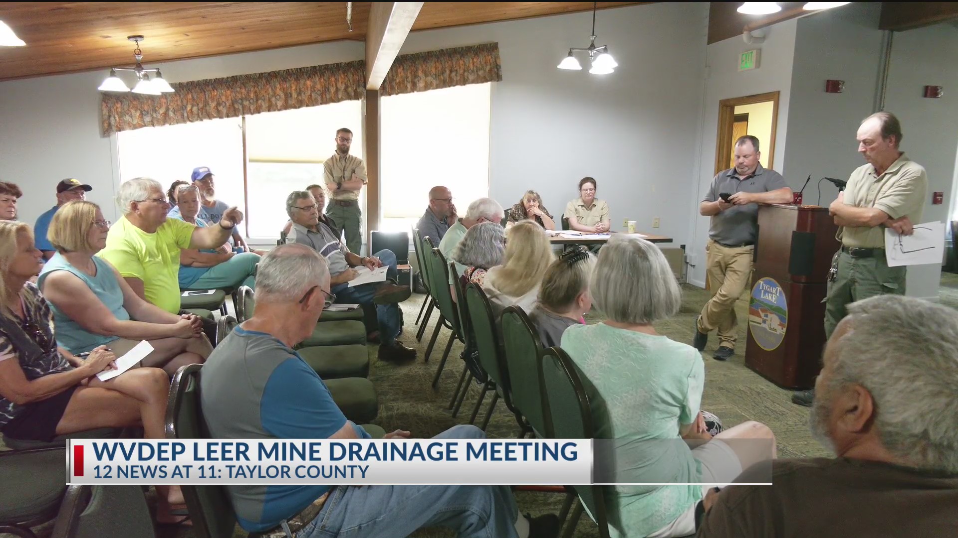 Community concerned over planned Leer Mine drainage pond