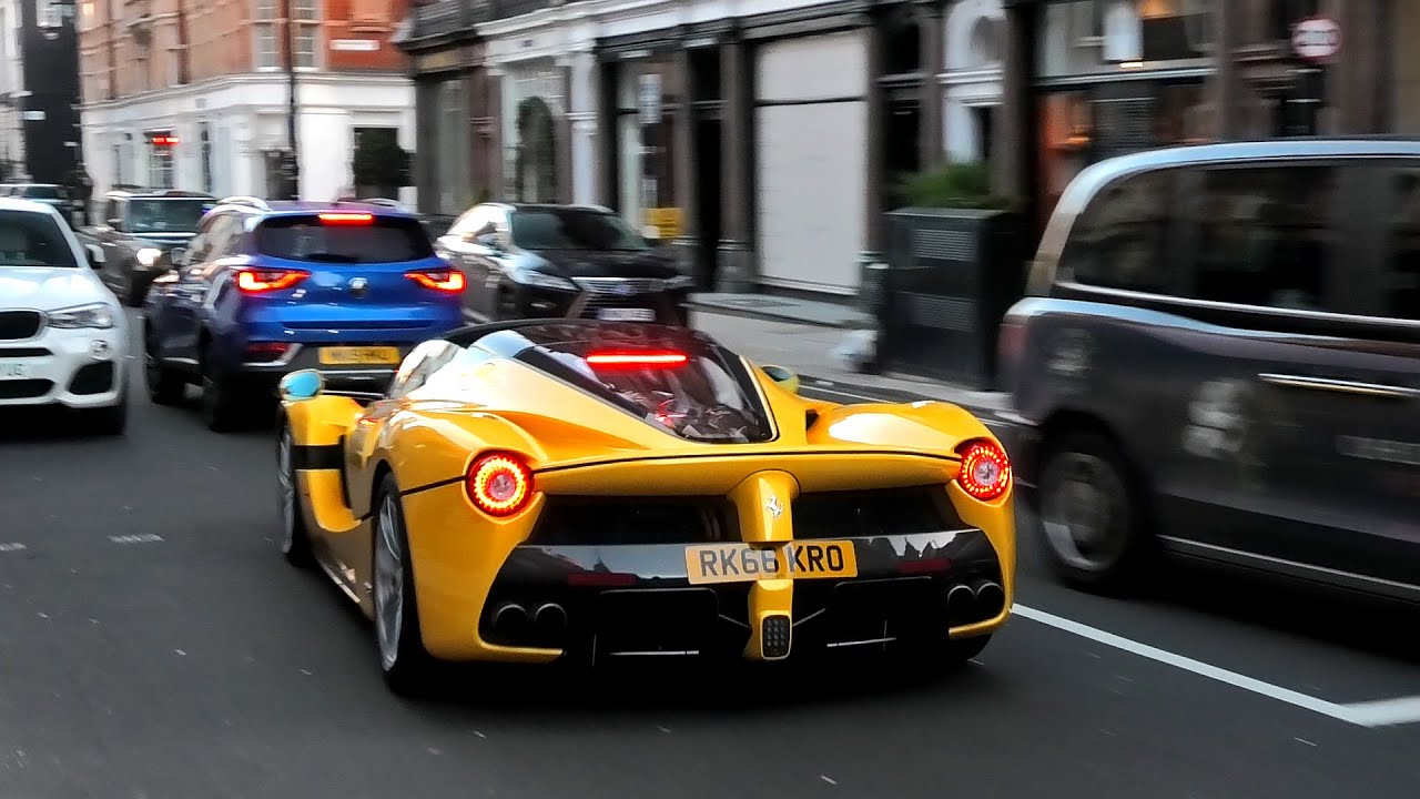 Supercars in Londen – LaFerrari Aperta, Huracán STO, SLR Roadster, 992 ...