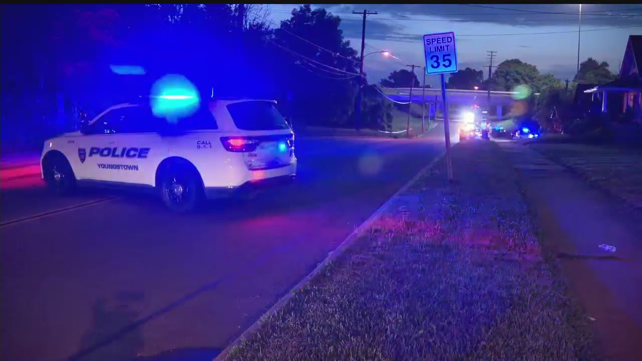 Road blocked off, law enforcement on scene
