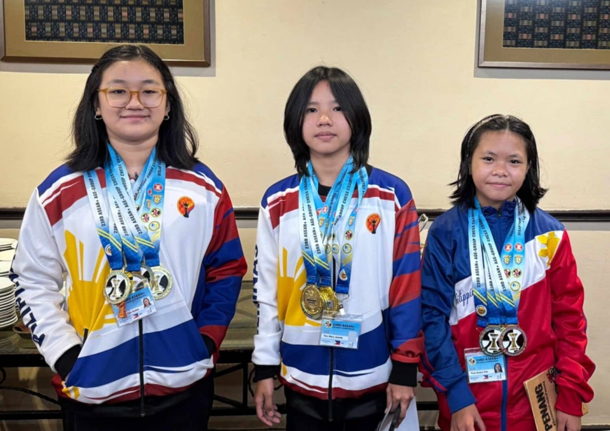 PH girls under-12 chess team wins 2 silvers, 1 bronze