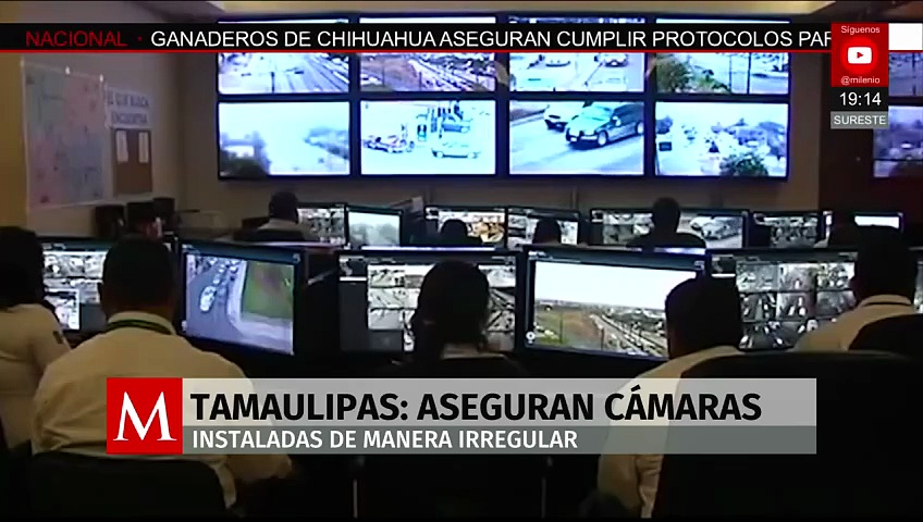 Autoridades aseguran cámaras de videovigilancia en Reynosa y Nuevo Laredo