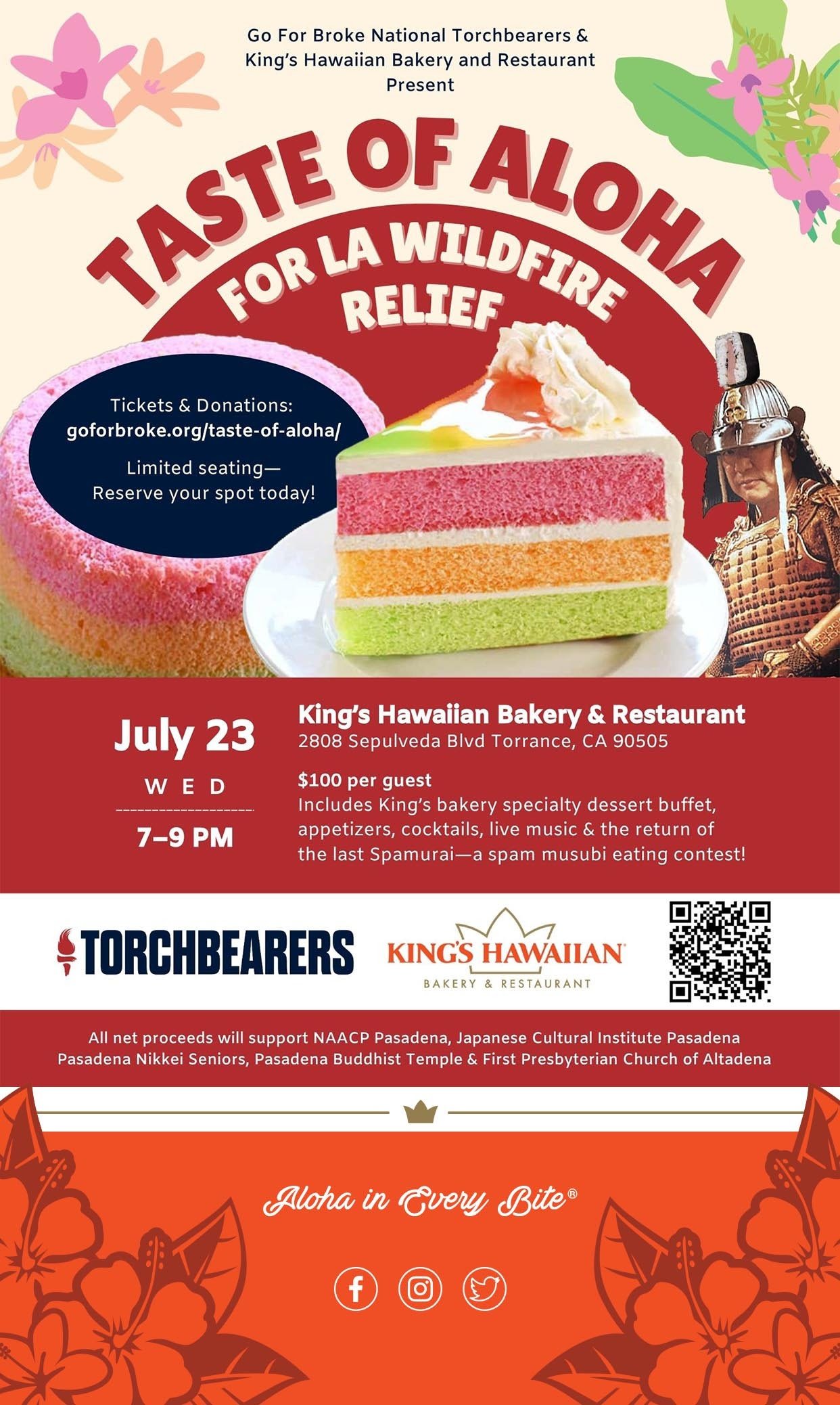 TASTE OF ALOHA FUNDRAISER, LA