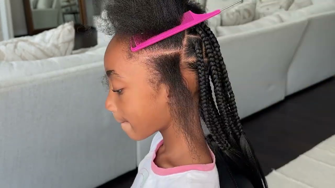 Easy knotless braids for kids tips for a comfortable style