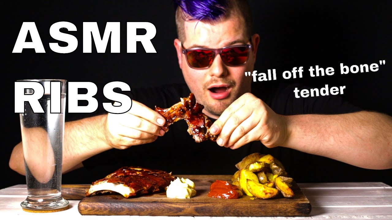 ASMR Ribs ¦ Baby Back Ribs Mukbang ¦ ASMR Savage Eating NO TALKING