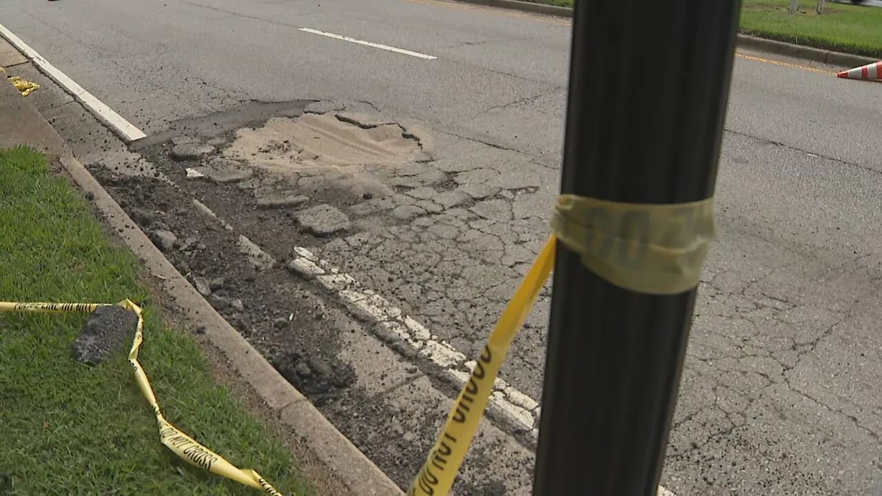 Drivers demand that the road be fixed after pothole leaves them with ...