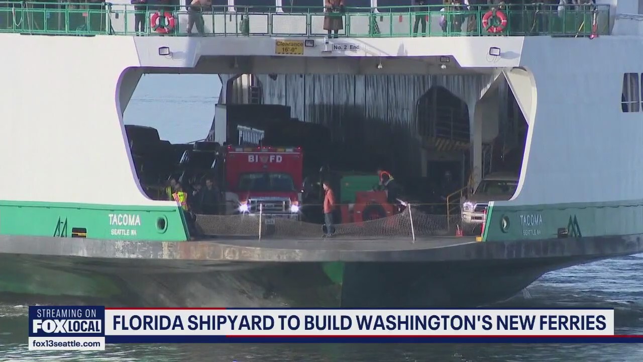 Florida shipyard building Washington's newest ferries
