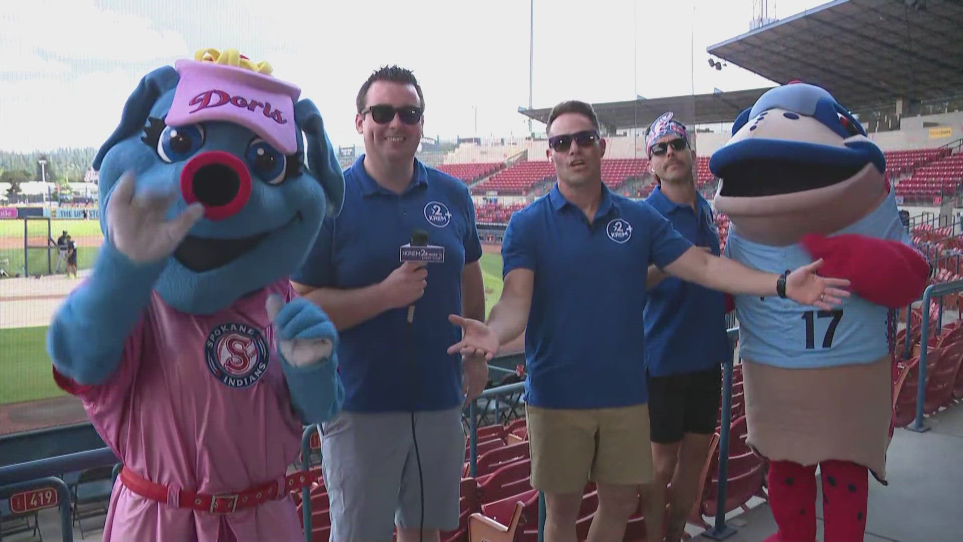 KREM 2 Night with the Spokane Indians: Interviews with Ribby and Doris