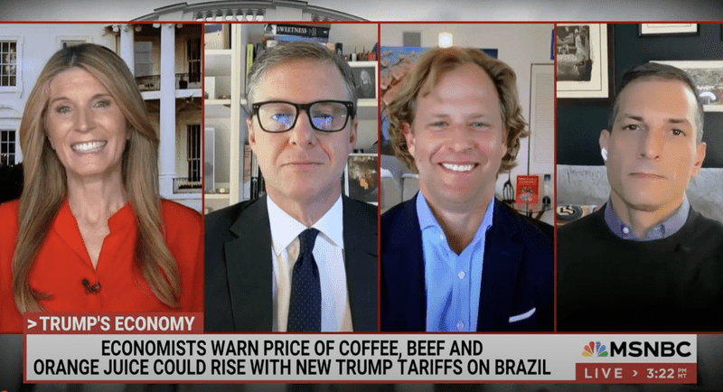 Economist coins 8-letter acronym on MSNBC to mock Trump over tariffs