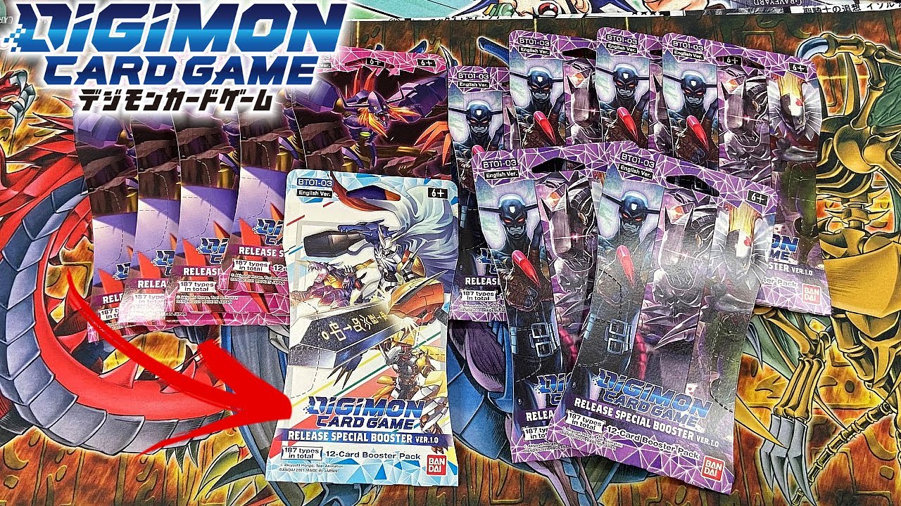 Digimon Card Game Booster Packs Are Finally Here!