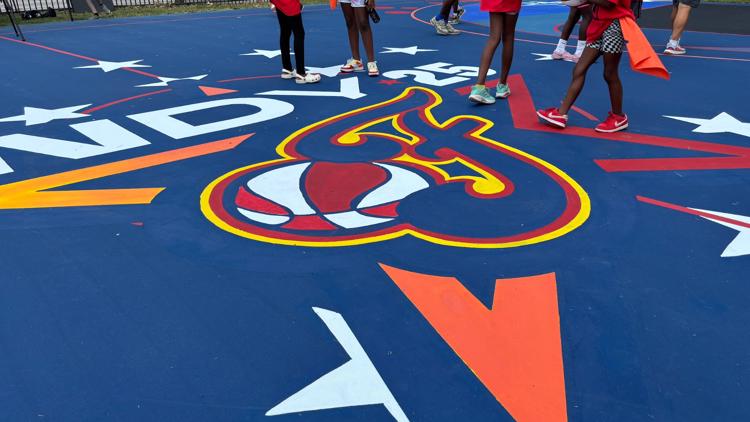 WNBA All-Star Legacy Court opens at Al Polin Park