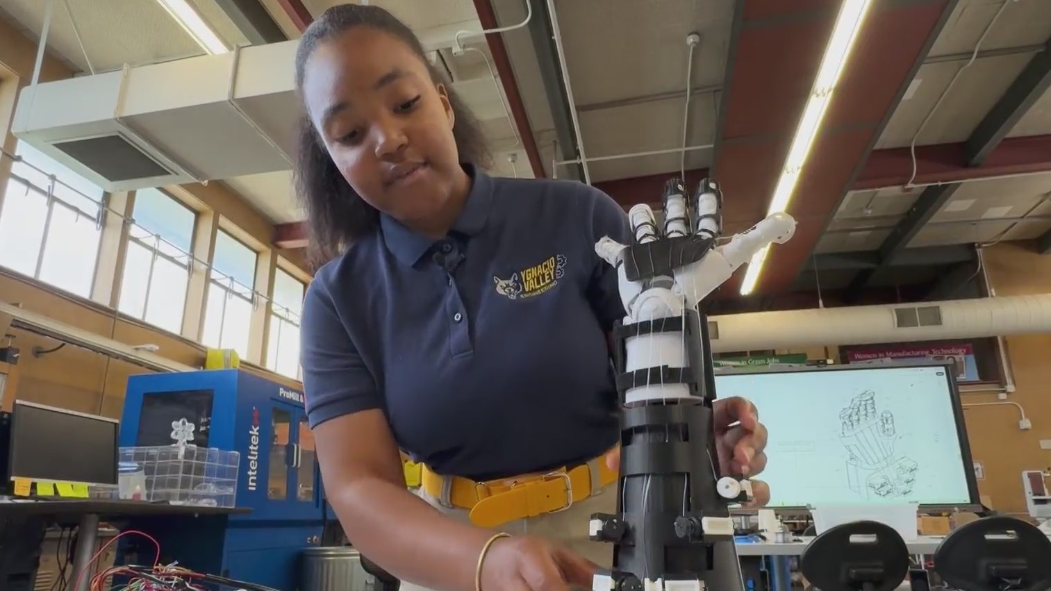 Bay Area high school students' robotic hand invention wins prestigious ...