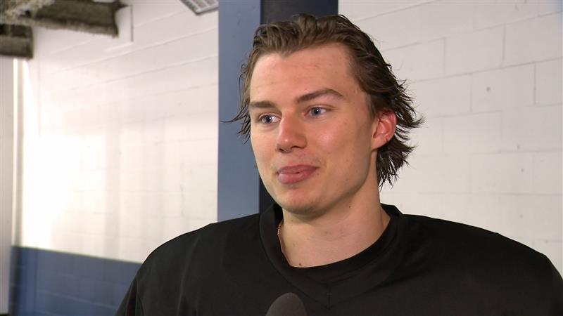 Lacing up the skates in the off-season with Connor Bedard