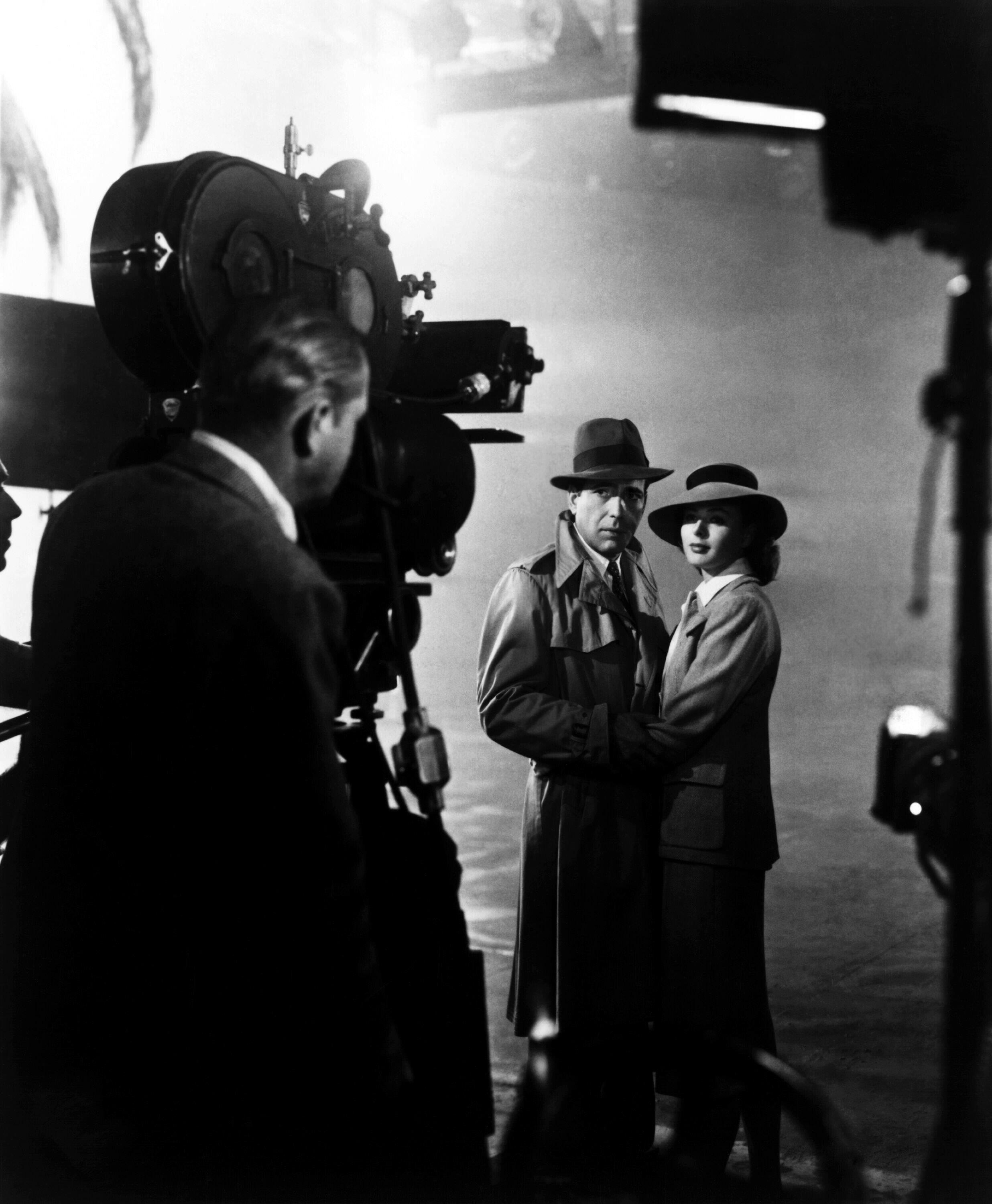 Go Behind the Scenes of 'Casablanca' With Rare Pics of Bogart + Bergman
