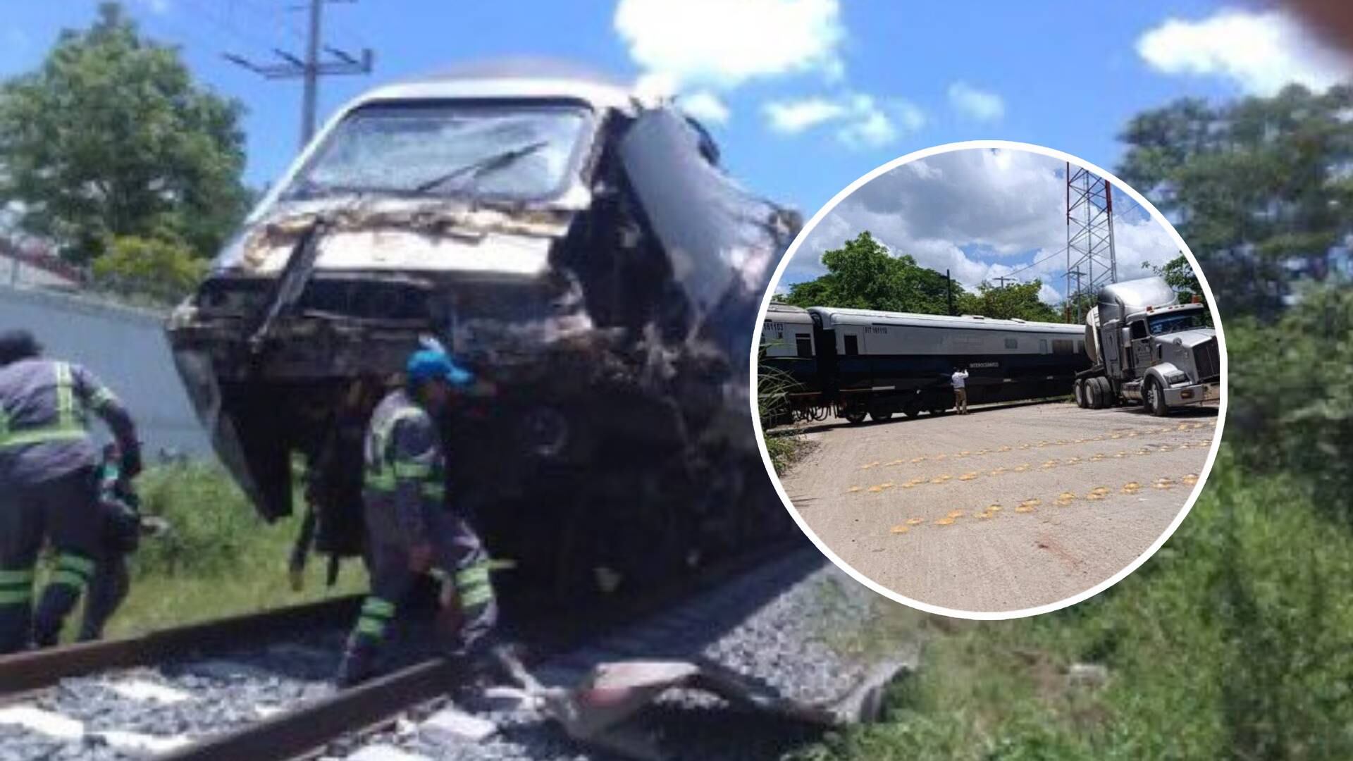 Tren Interoceánico choca contra un tráiler que intentó ganarle el paso ...