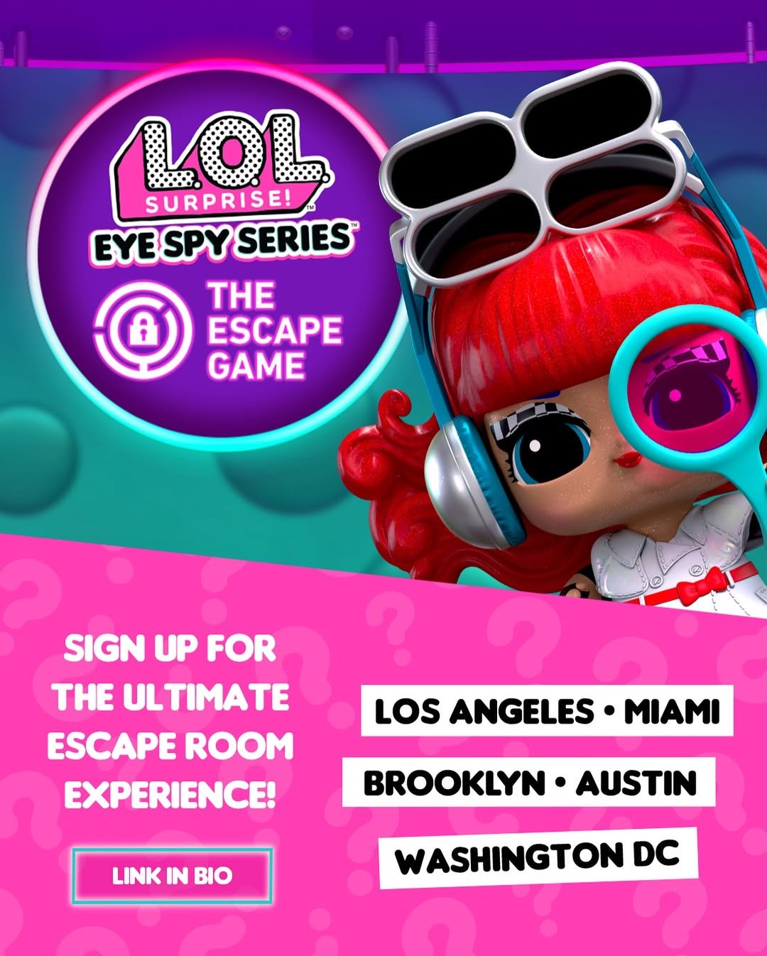 LOL SURPRISE DOLLS X THE ESCAPE GAME, NYC
