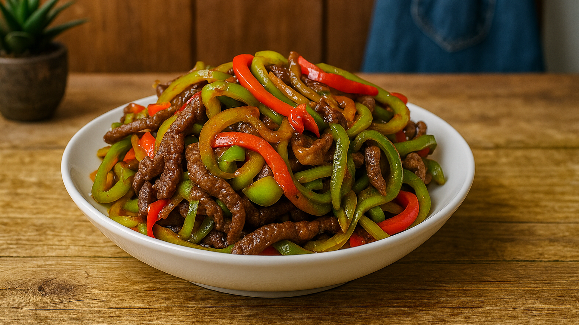 Beef and Pepper Stir Fry – Bold, Juicy & Bursting with Wok Flavor!