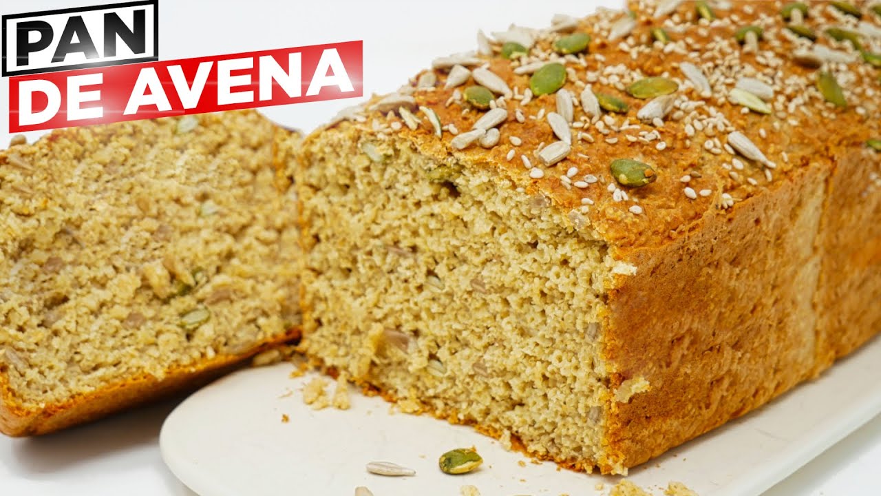 Pan De Avena Sin Amasar Ni Levar Y Sin Harina. Delicioso Y Muy Fácil