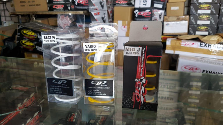 Baru Tahu, Ini Arti Angka RPM Pada Per CVT Motor Matic Aftermarket