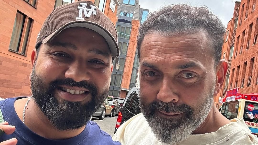 Two lords, one frame: Bobby Deol's selfie with Rohit Sharma wins hearts