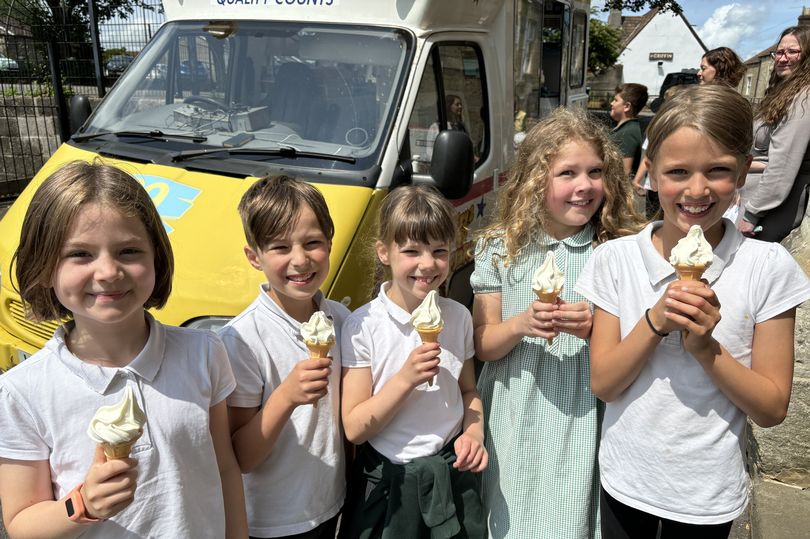Frome pupils celebrate school’s glowing Ofsted with sweet treat