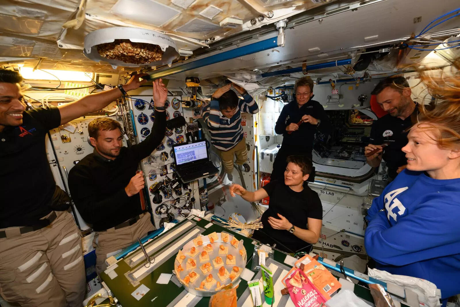Shrimp cocktails, crackers & more: Astronaut Shubhanshu Shukla's joyful ...
