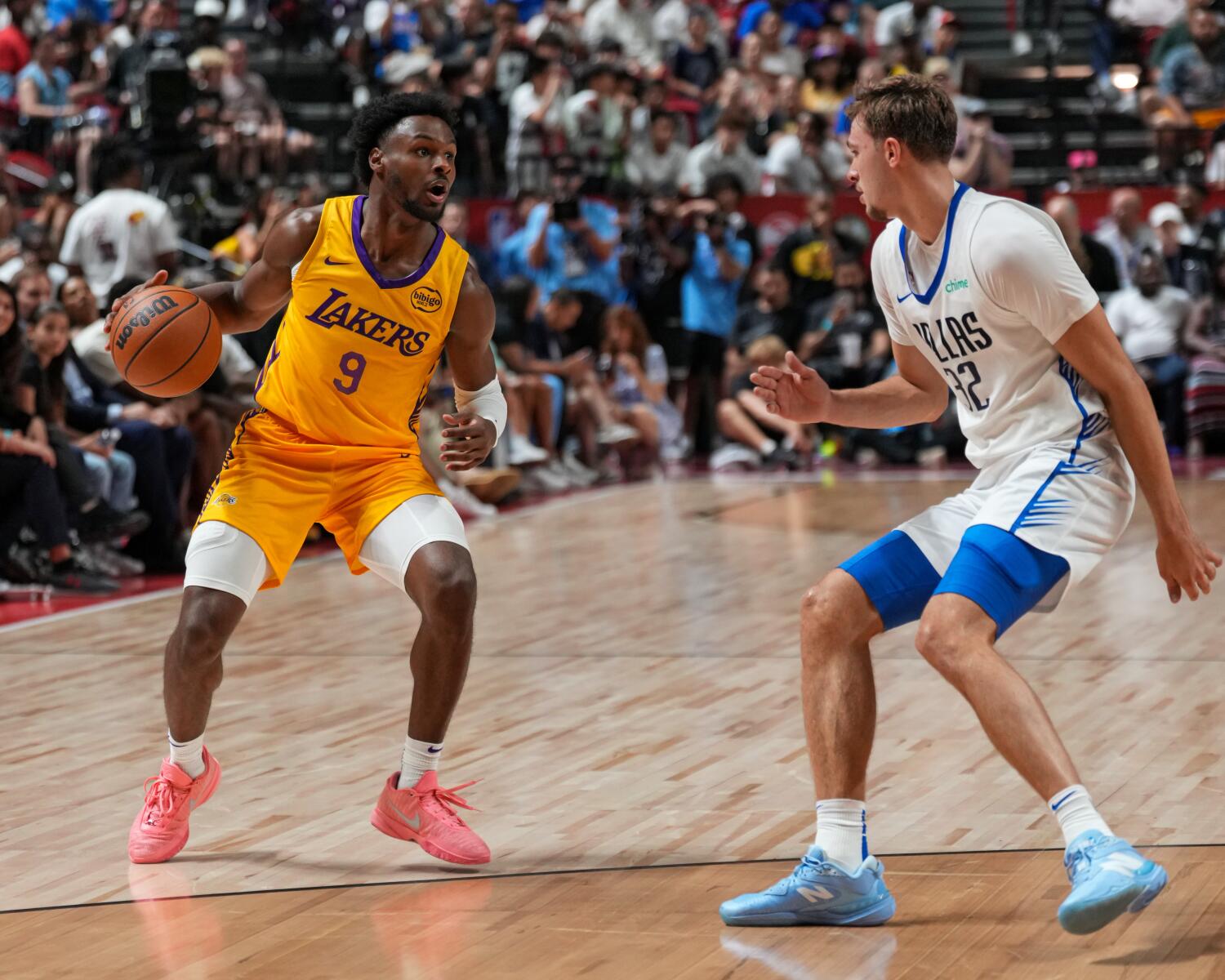 Bronny James and Lakers come up short against Cooper Flagg and Mavericks