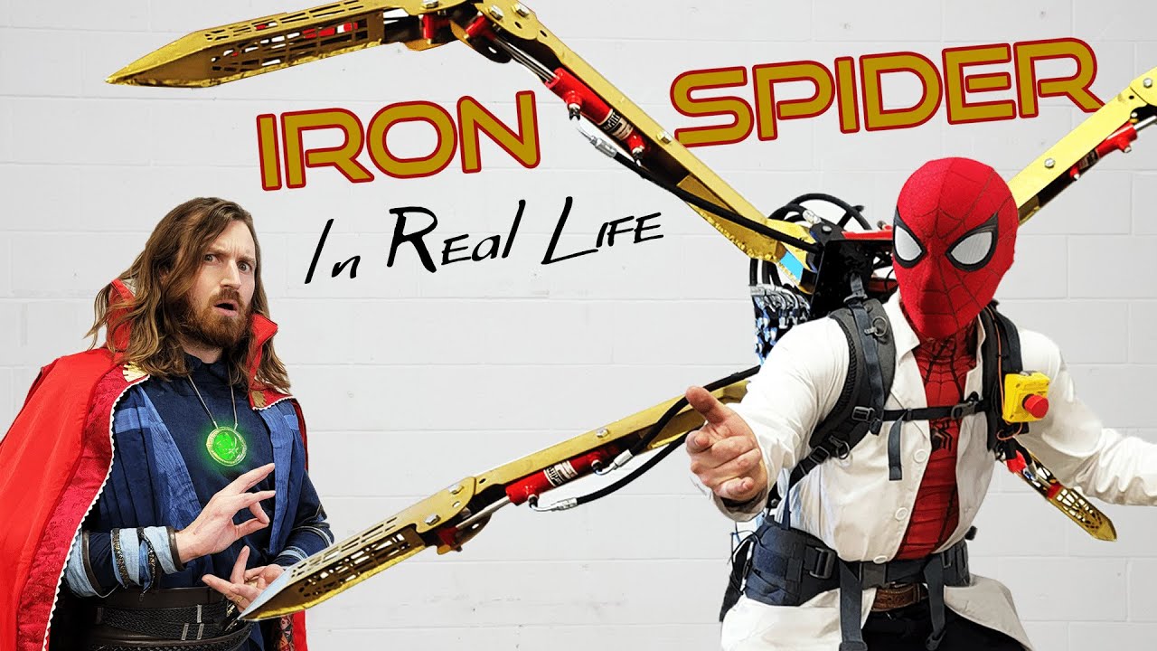 Real-life Iron Spider suit: Combining robotics and wearable technology