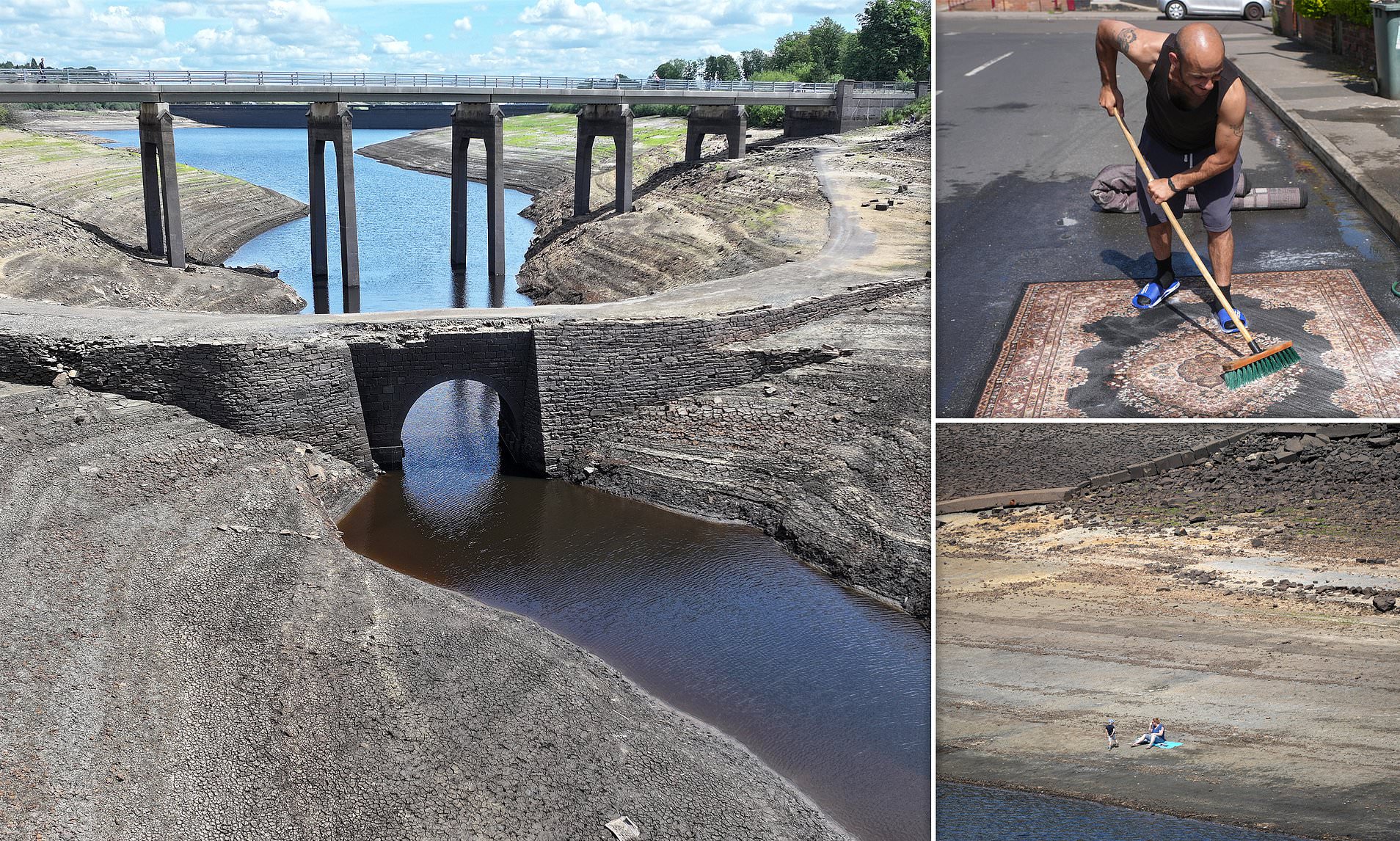 Hosepipe ban begins as heatwave heads towards 33C with grass fires ...