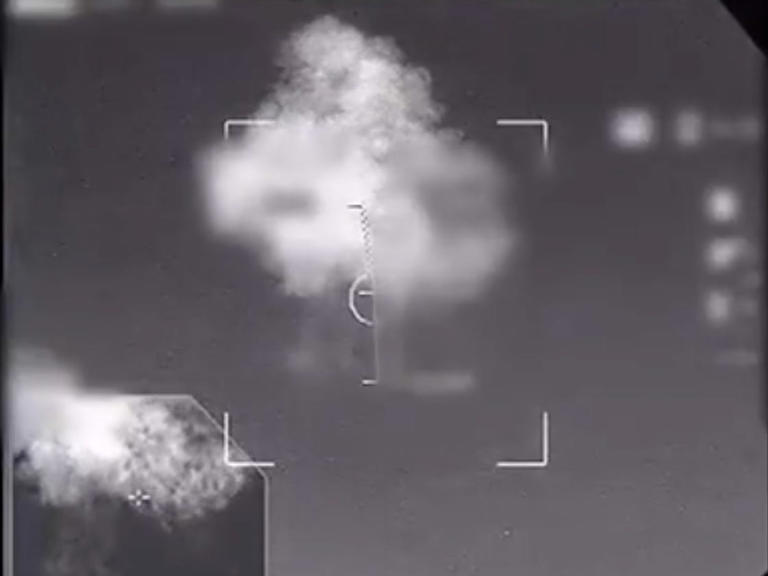 French fighter jets practiced shooting down high-altitude balloons as ...